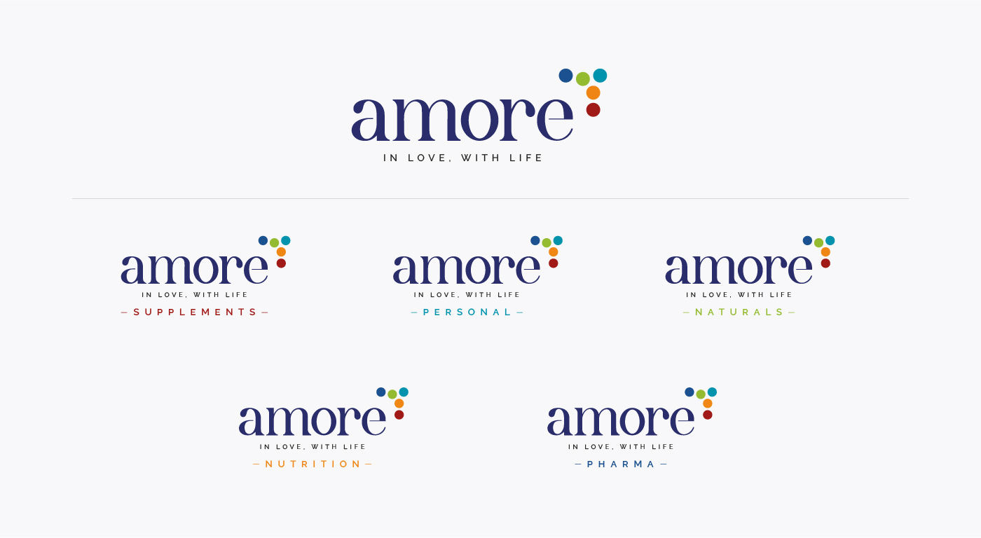 Amore - Branding, Packaging & Brand Environment Service Case study by 4AM