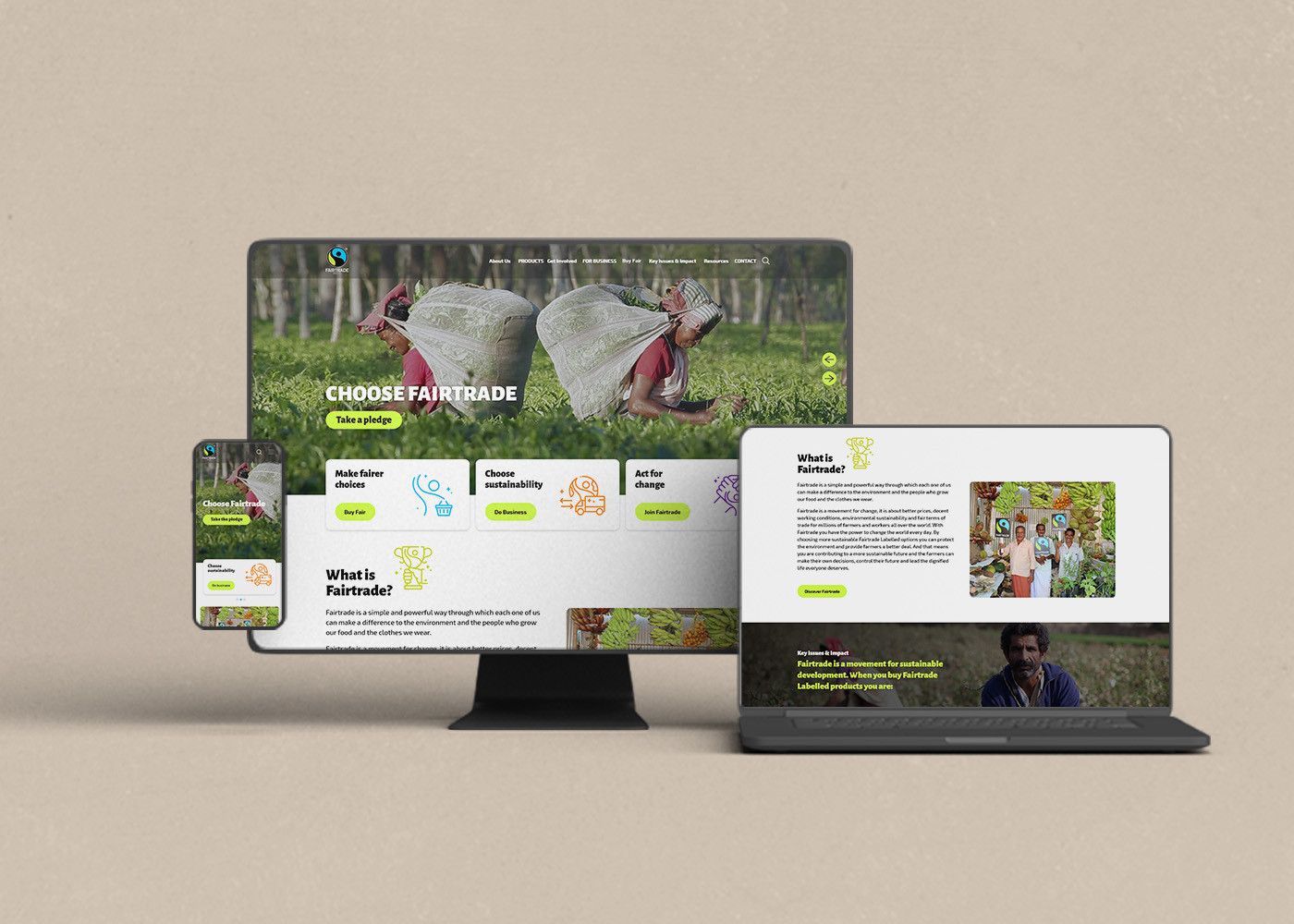 Fairtrade India – Website Designing Service Case study by 4AM Worldwide