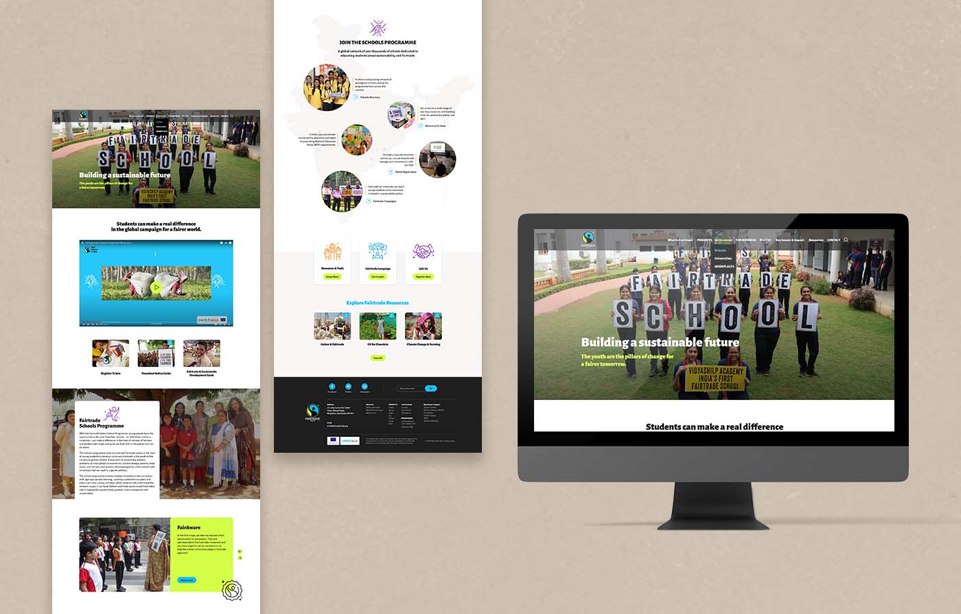 Fairtrade India – Website Designing Service Case study by 4AM Worldwide